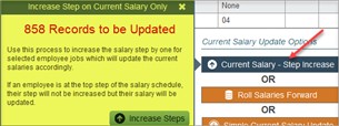 Employee Salary Step Increase – PeopleWerks HR